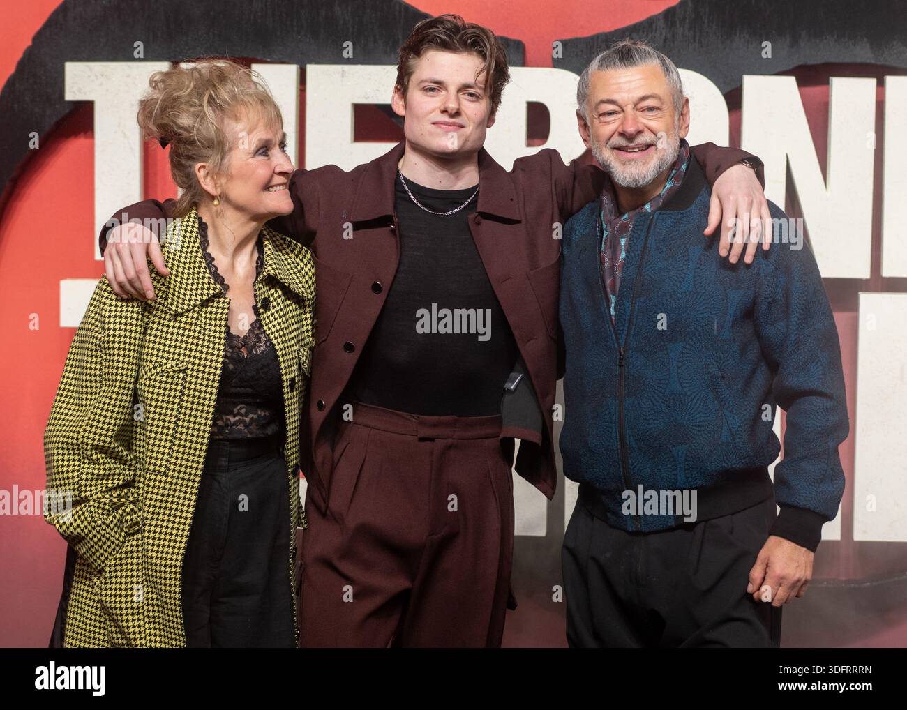 Lorraine Ashbourne, Louis Ashbourne Serkis and Andy Serkis attends "28 ...