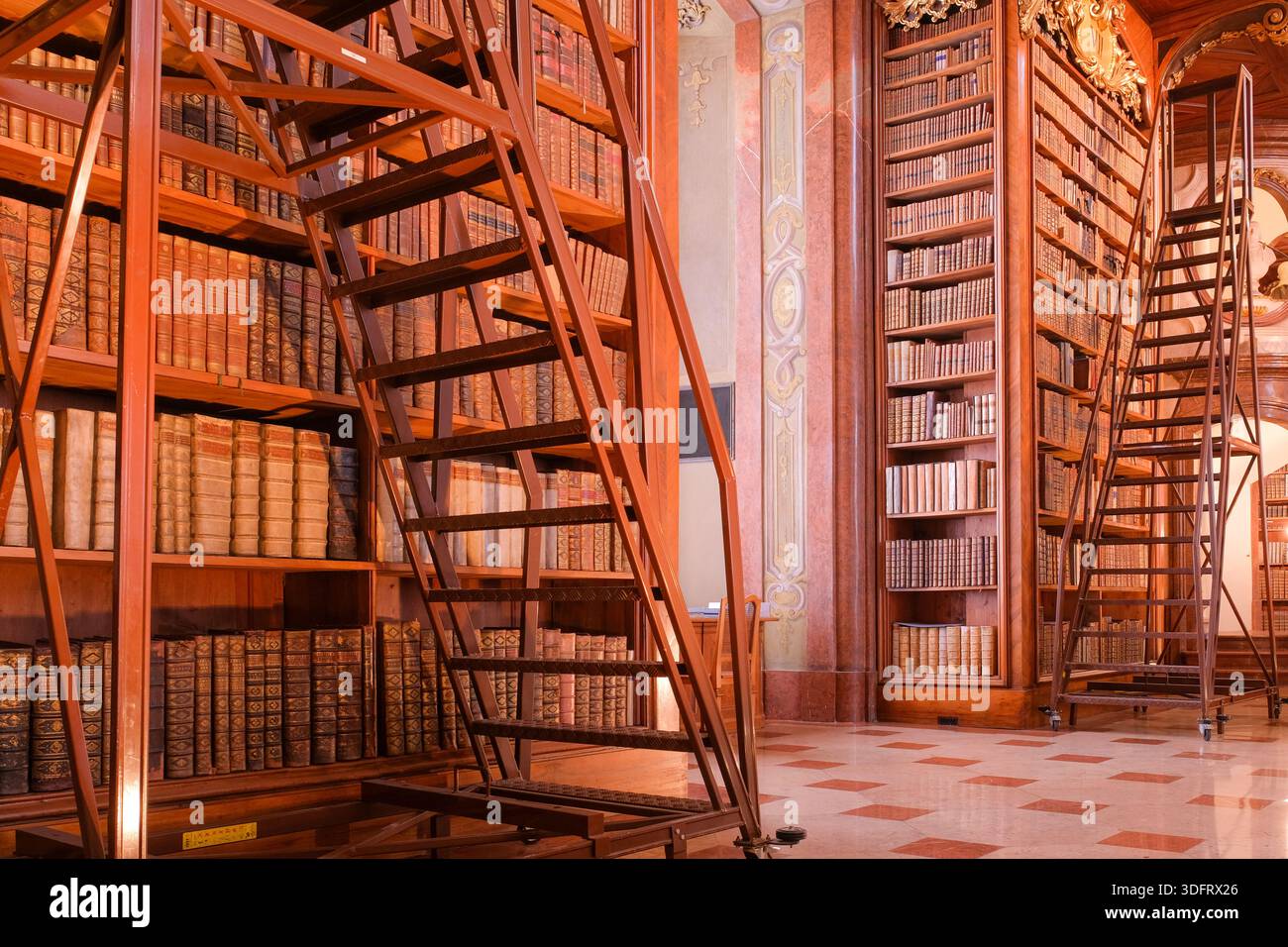 Austrian national library book detail hi-res stock photography and ...