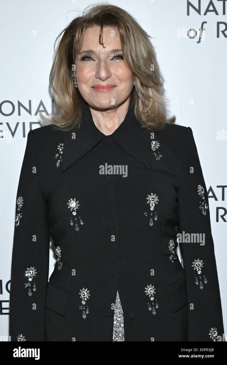 New York, USA. 13th Jan, 2026. Liz Larsen walking the red carpet at ...