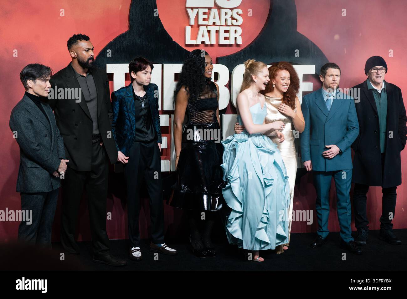 London, UK. 13th Jan, 2026. (L-R) Cillian Murphy, Chi Lewis-Parry ...