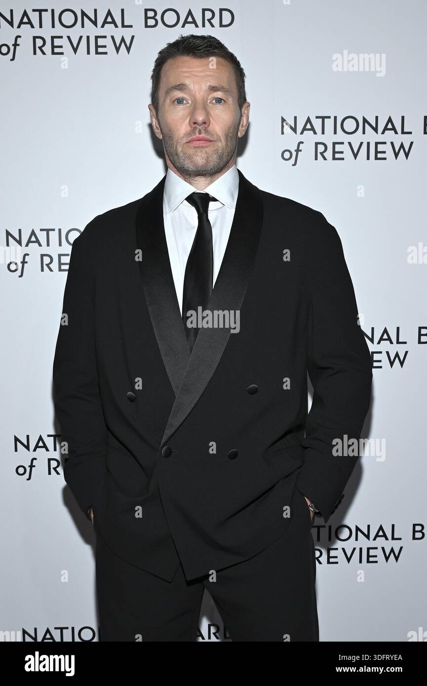 New York, USA. 13th Jan, 2026. Joel Edgerton walking the red carpet at ...