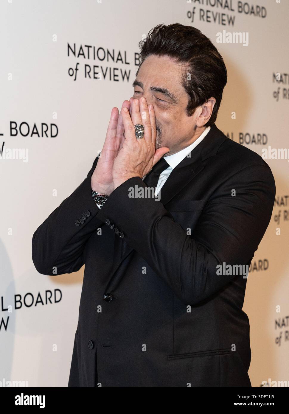 New York, USA. 13th Jan, 2026. Benicio Del Toro attends National Board ...