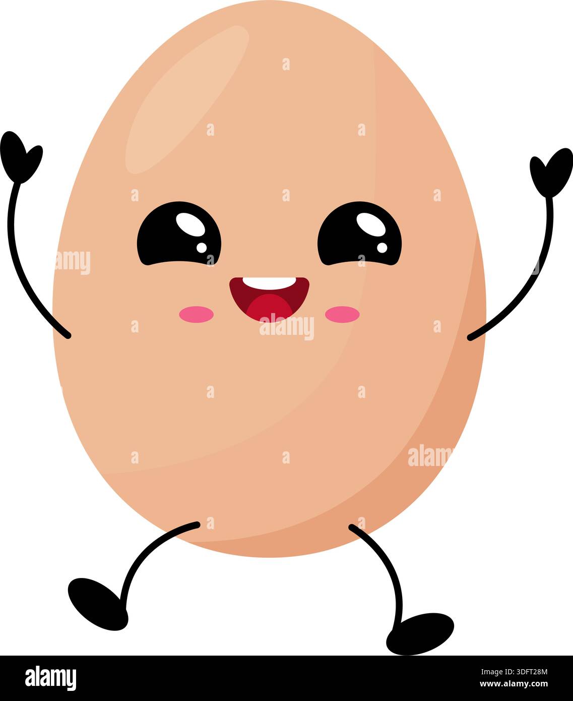 Kawaii breakfast food design Cut Out Stock Images & Pictures - Alamy