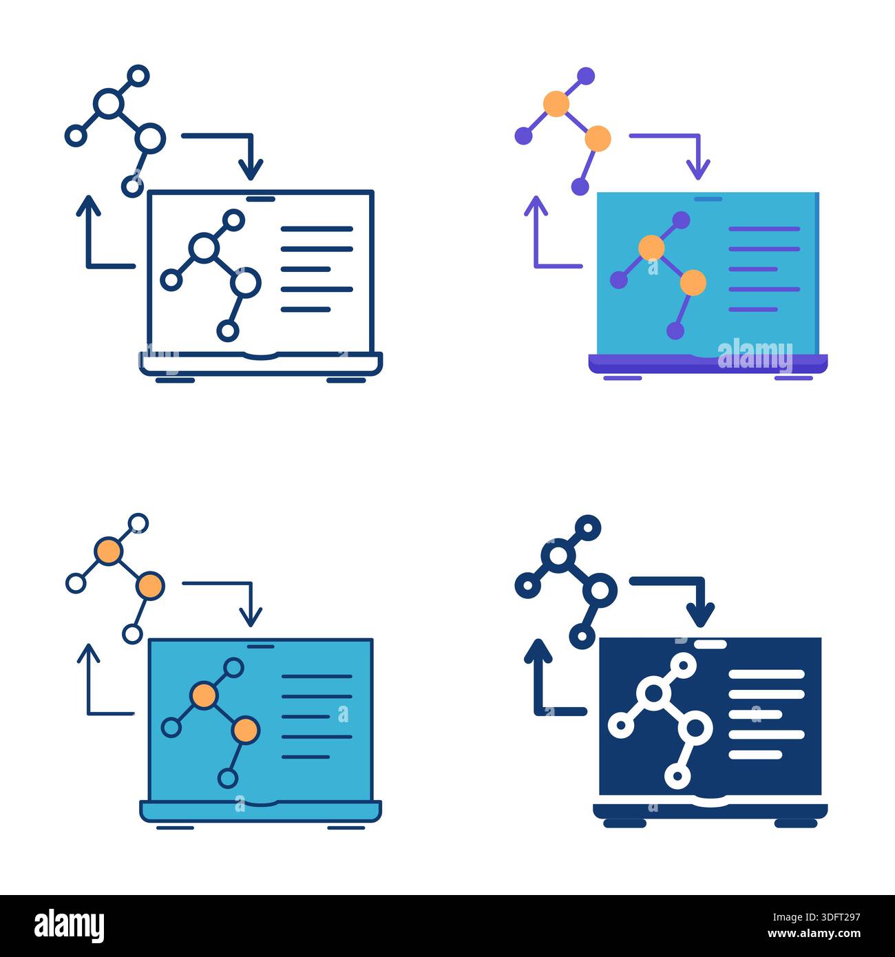 Digital twin technology in Stock Vector Images - Alamy