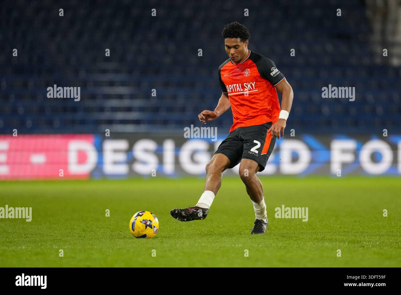 Reuell Walters (2) of Luton Town during the EFL Vertu Trophy match ...