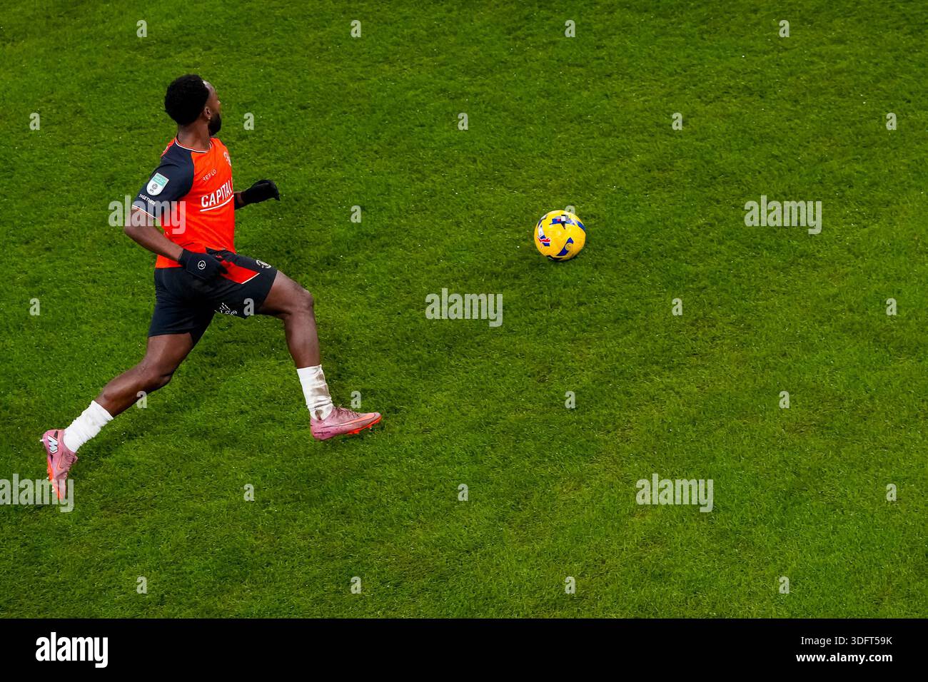 Shayden Morris (14) of Luton Town during the EFL Vertu Trophy match ...