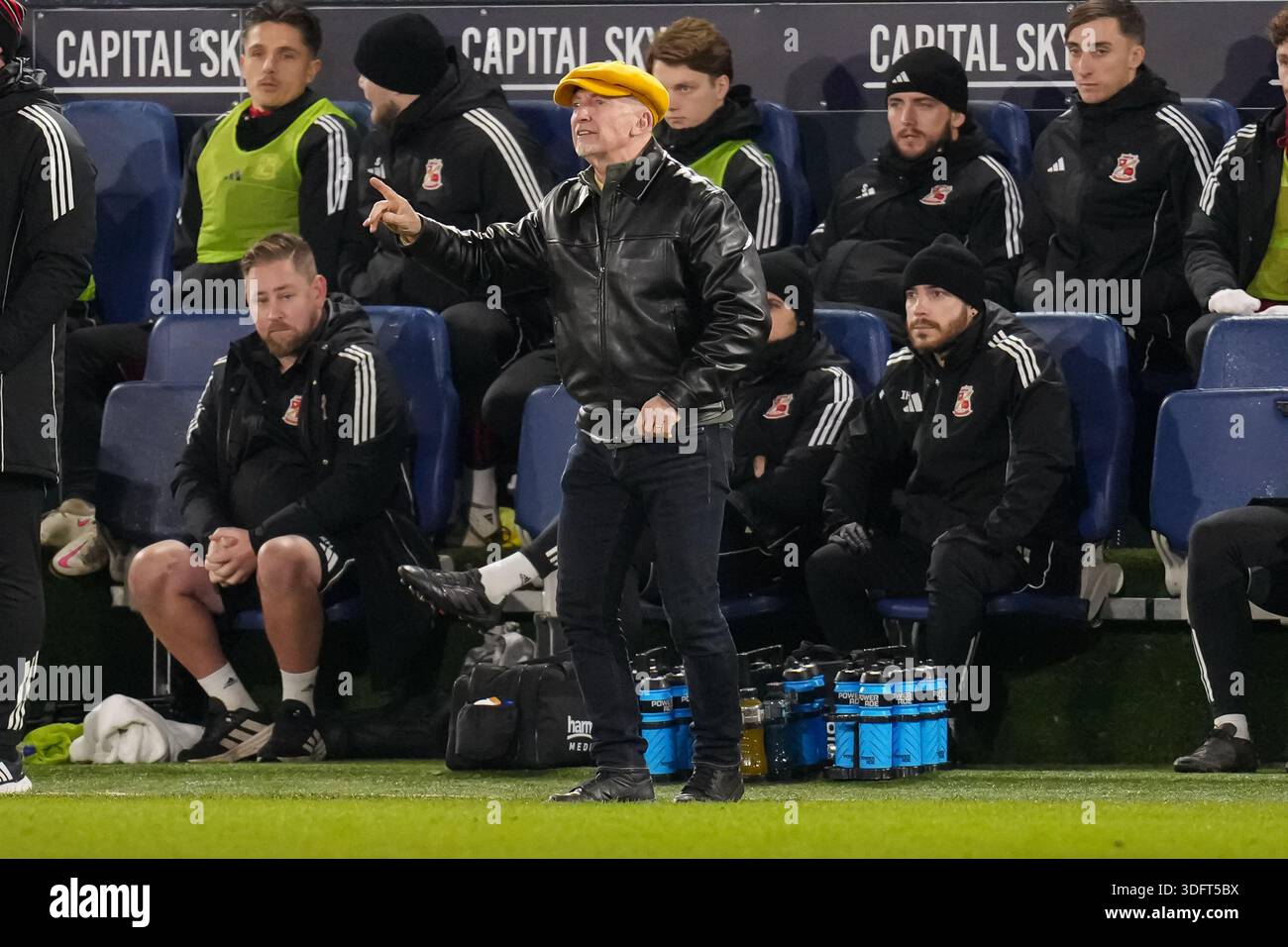 Ian Holloway (Manager) of Swindon Town during the EFL Vertu Trophy ...