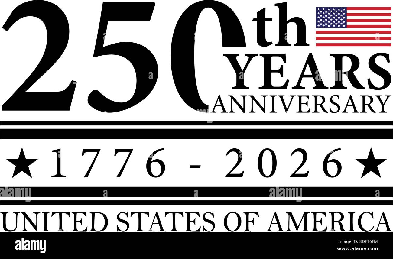 Usa 250th anniversary Stock Vector Images - Alamy