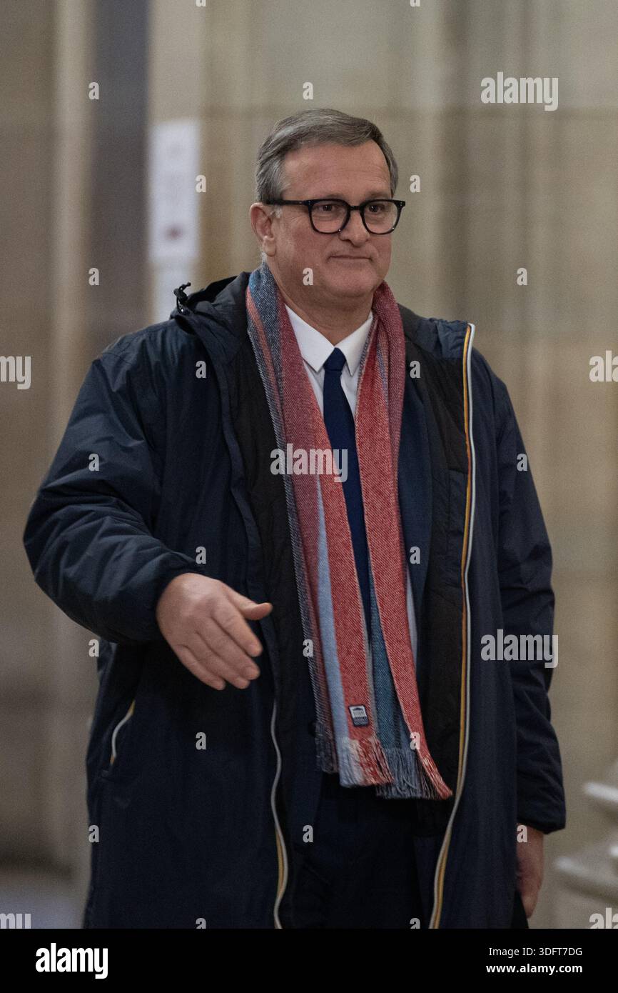 Louis Aliot arrives for a hearing in his appeal trial on suspicion of ...