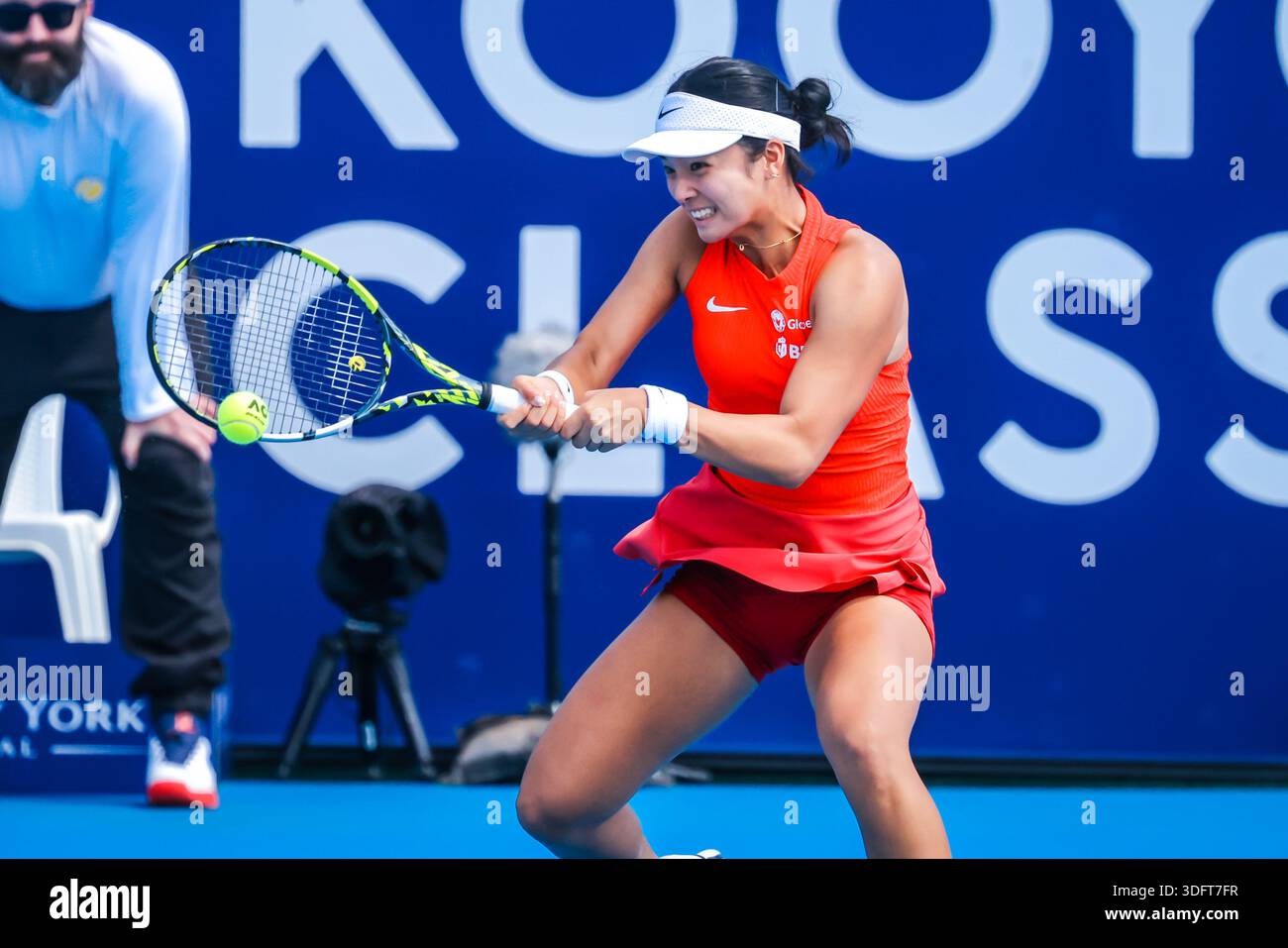 Alexandra Eala of Phillipines plays against Donna Veki? of Croatia (Not ...