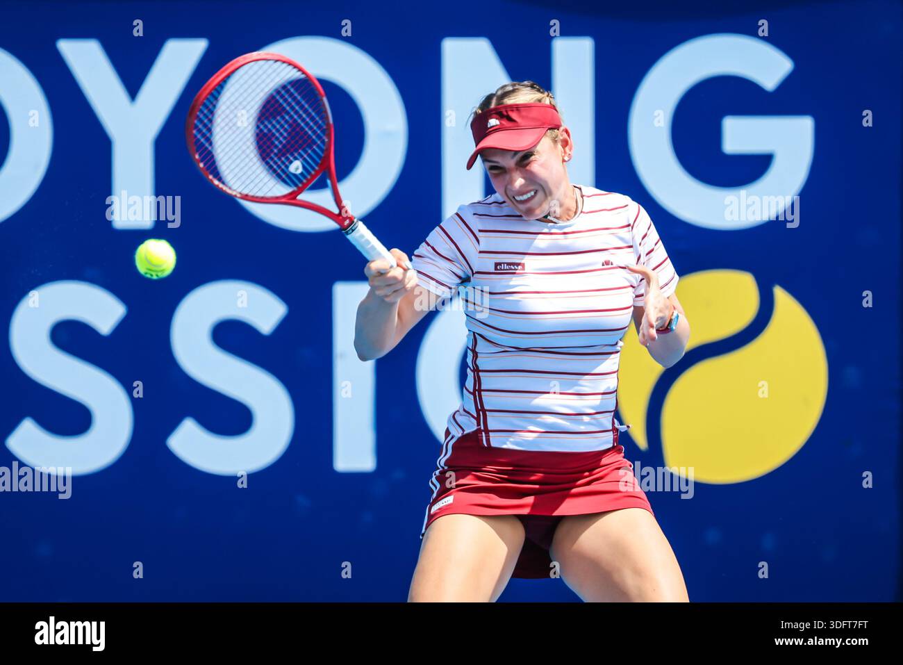 Donna Veki? of Croatia plays against Alexandra Eala of Phillipines (Not ...