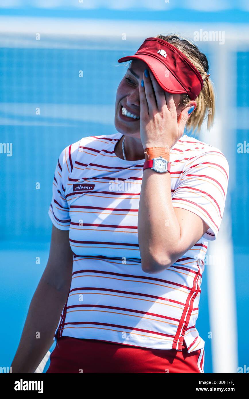 Donna Veki? of Croatia plays against Alexandra Eala of Phillipines (Not ...