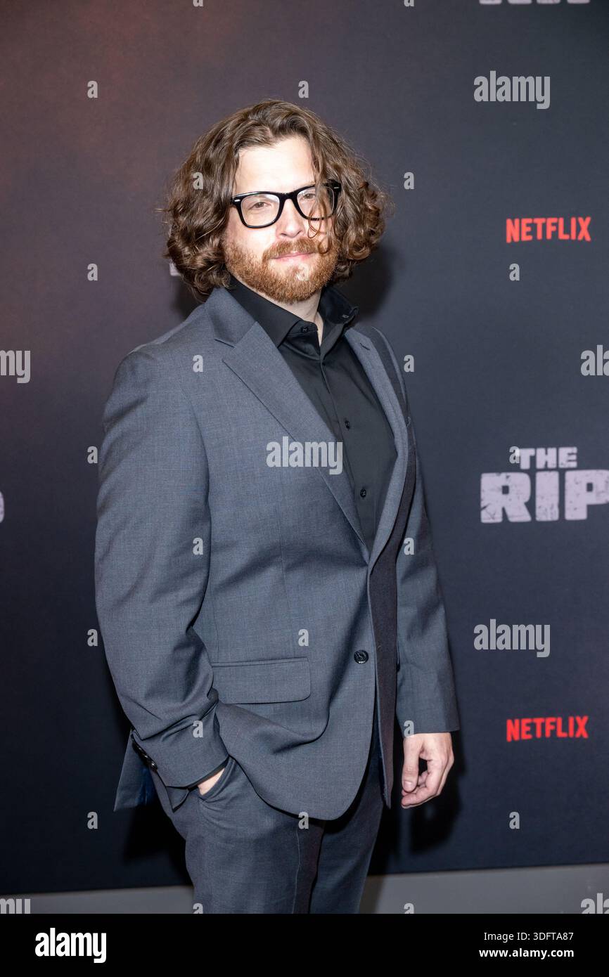 Michael McGrale attends Netflix's "The Rip" New York Premiere at Alice ...