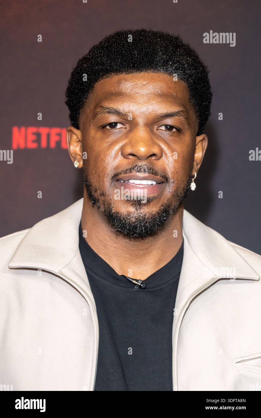 Joe Johnson attends Netflix's "The Rip" New York Premiere at Alice ...