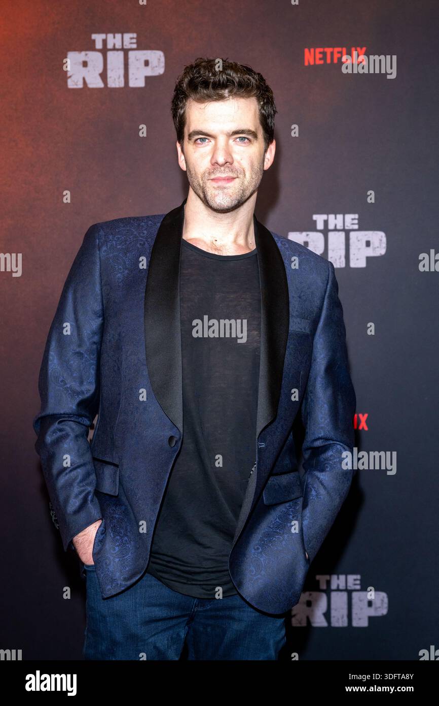 Jonathan Shew attends Netflix's "The Rip" New York Premiere at Alice ...