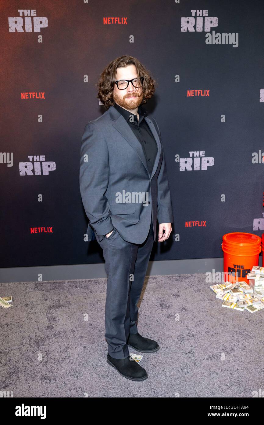 Michael McGrale attends Netflix's "The Rip" New York Premiere at Alice ...