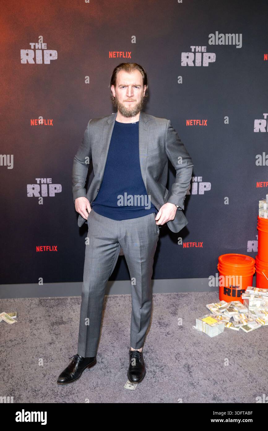 Cliff Chamberlain attends Netflix's "The Rip" New York Premiere at ...