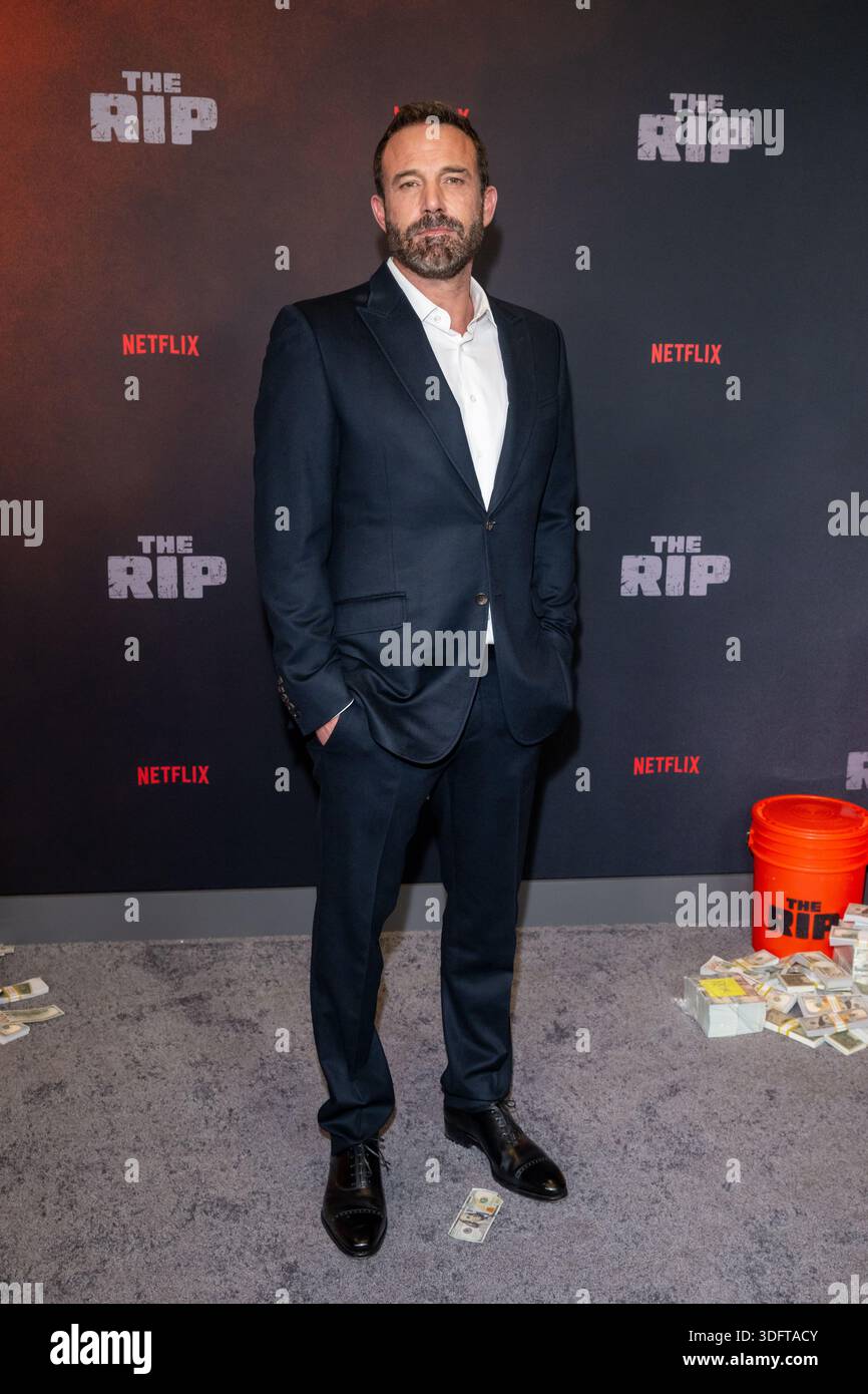 Ben Affleck attends Netflix's "The Rip" New York Premiere at Alice ...