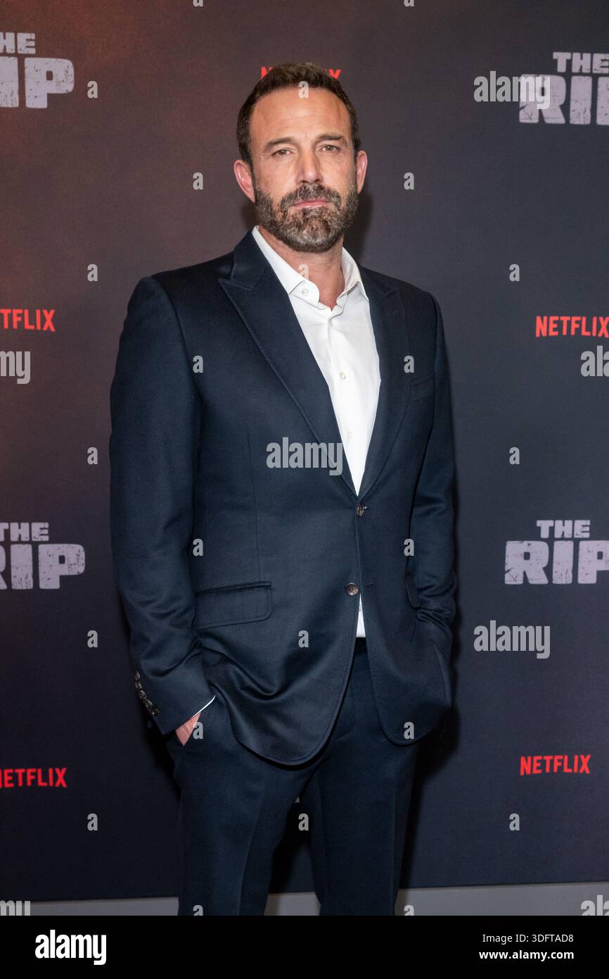 Ben Affleck attends Netflix's "The Rip" New York Premiere at Alice ...