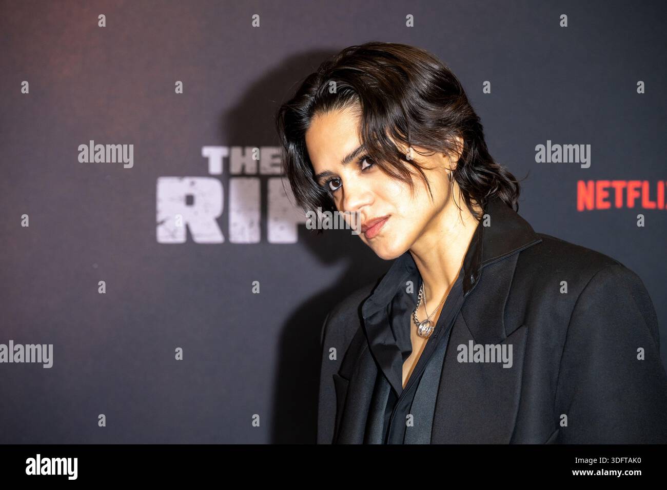 Sasha Calle attends Netflix's "The Rip" New York Premiere at Alice ...