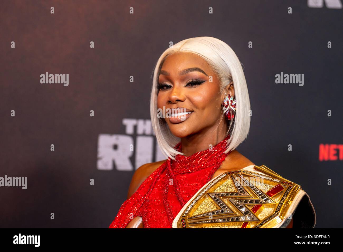 Jade Cargill attends Netflix's "The Rip" New York Premiere at Alice ...