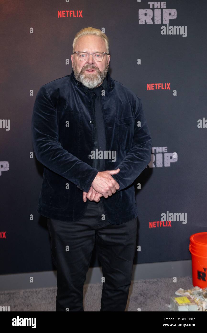 Joe Carnahan attends Netflix's "The Rip" New York Premiere at Alice ...