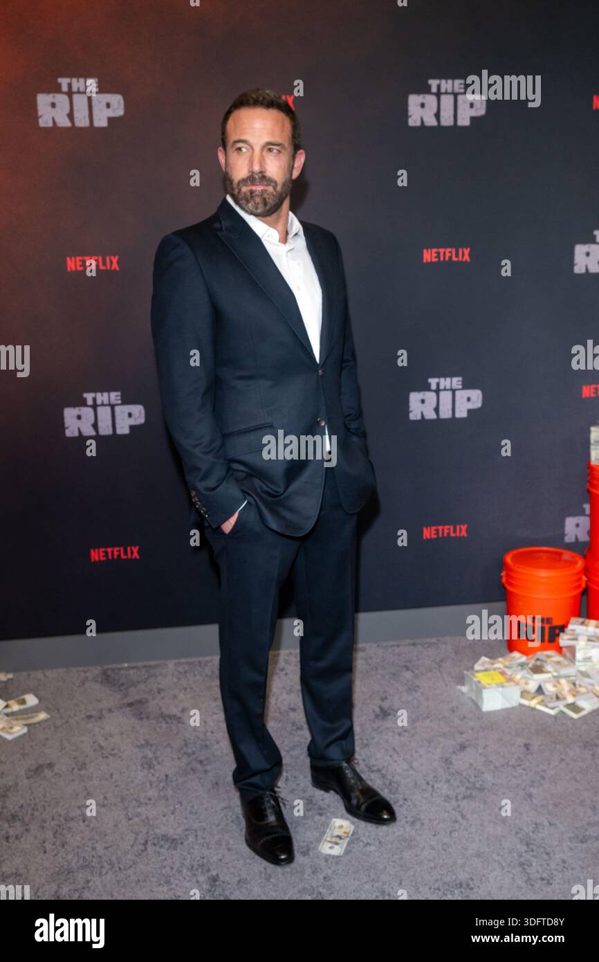 Ben Affleck attends Netflix's "The Rip" New York Premiere at Alice ...
