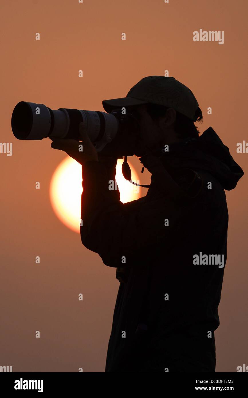 Antonin Vincent, DPPI Photographer during the Stage 10 of the Dakar ...