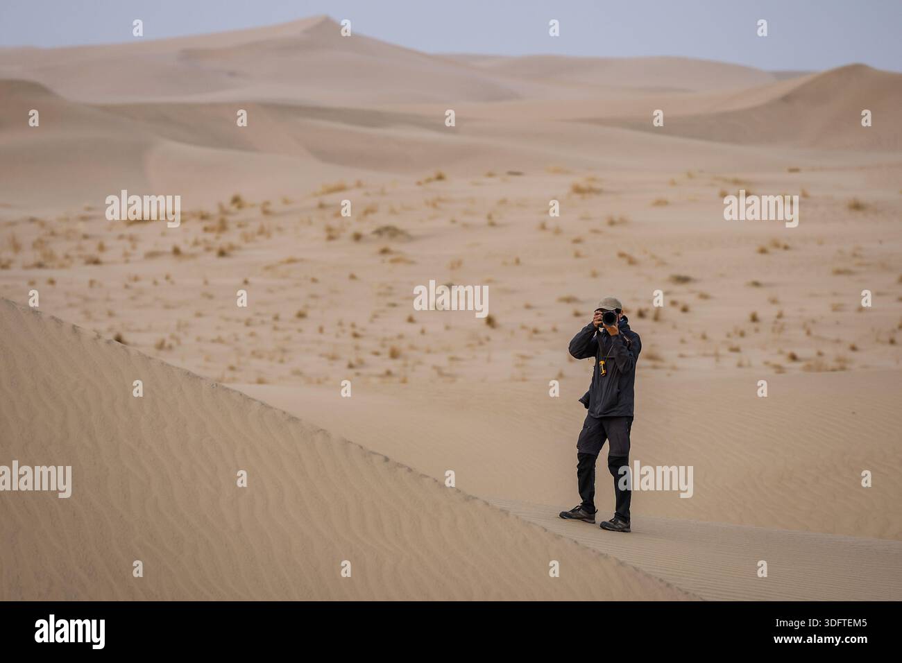Antonin Vincent, DPPI Photographer during the Stage 10 of the Dakar ...