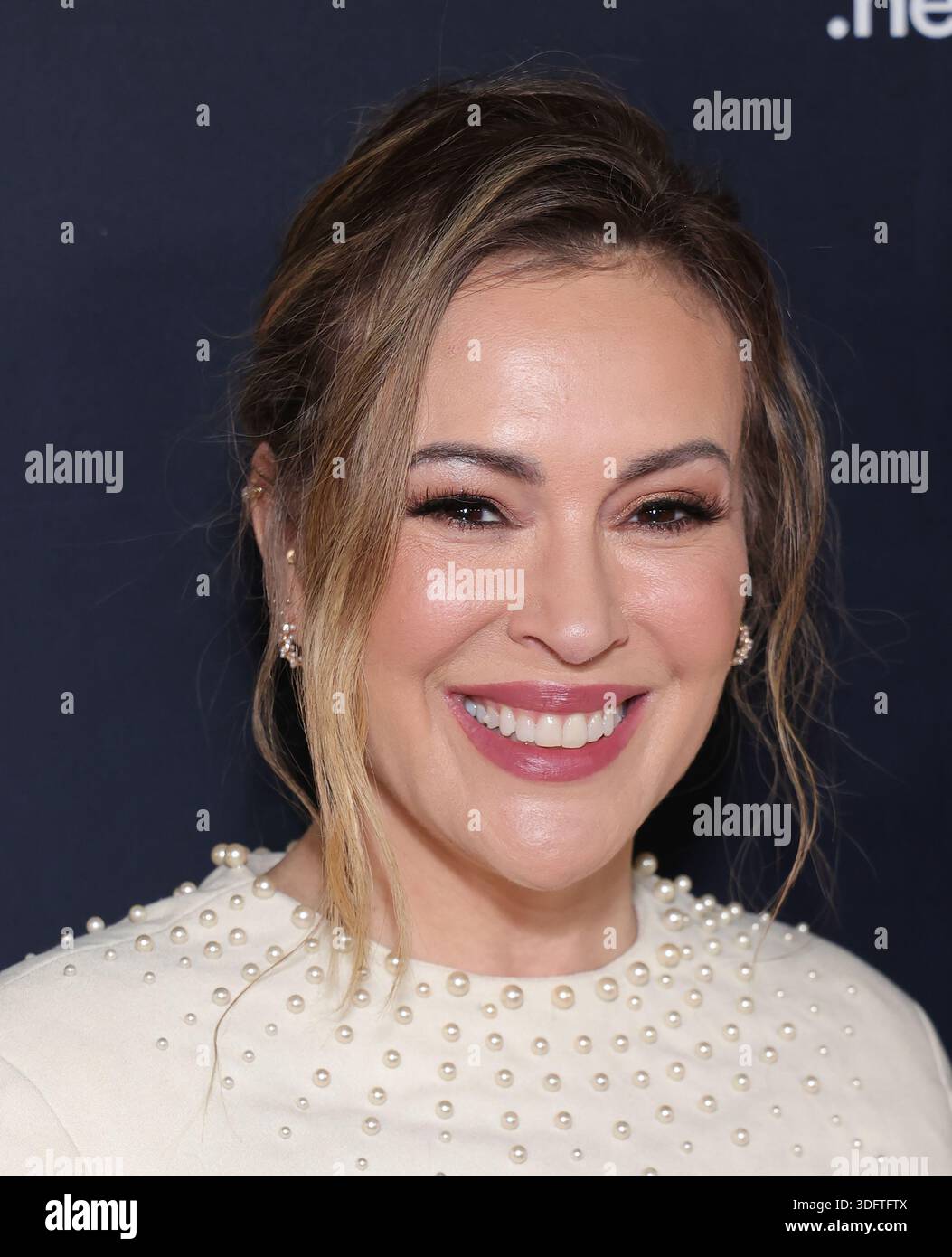 13 January 2026 - West Hollywood, California - Alyssa Milano. the Los ...