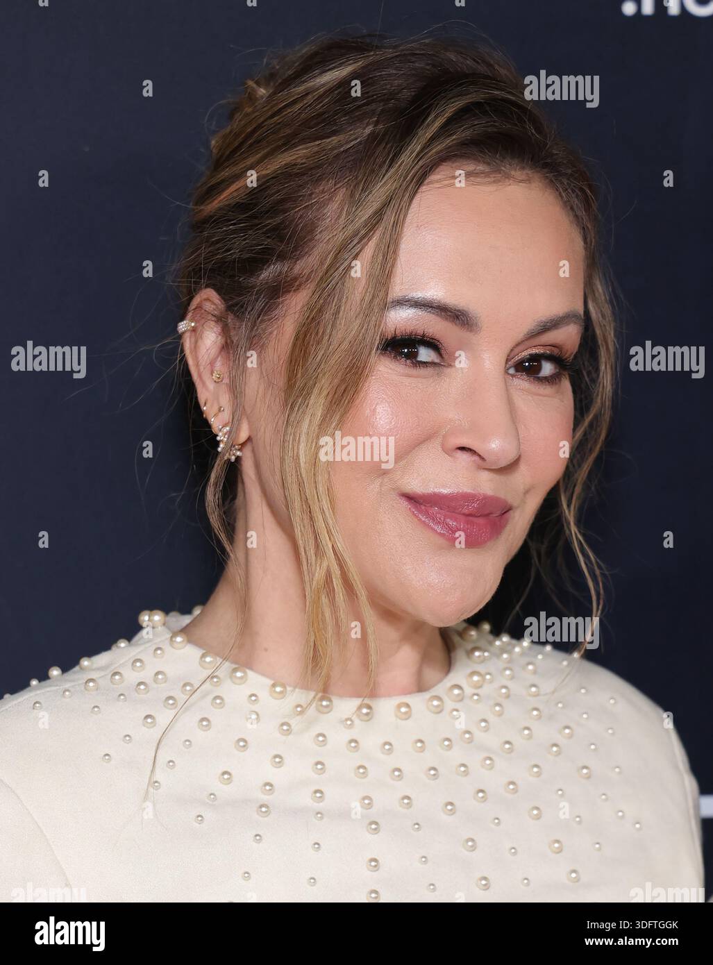 13 January 2026 - West Hollywood, California - Alyssa Milano. the Los ...
