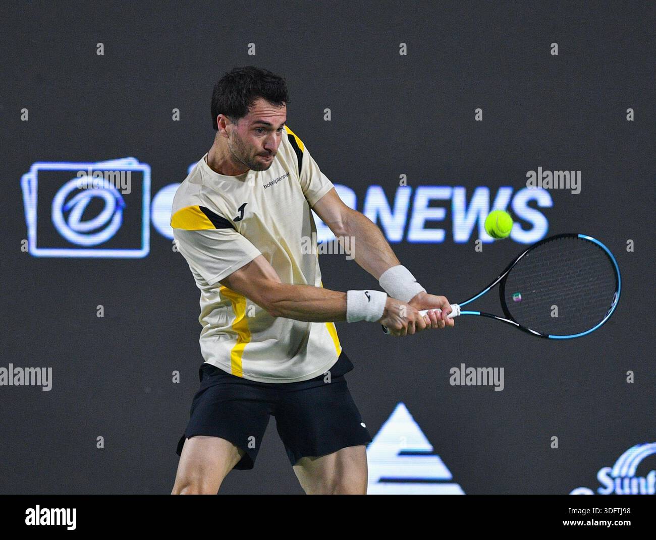 Bengaluru, India. 10th Jan 2026. Pedro Martinez (ESP) in action during ...