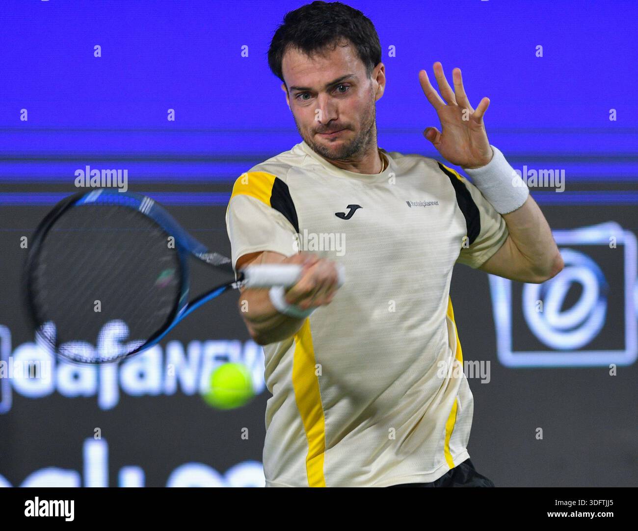 Bengaluru, India. 10th Jan 2026. Pedro Martinez (ESP) in action during ...