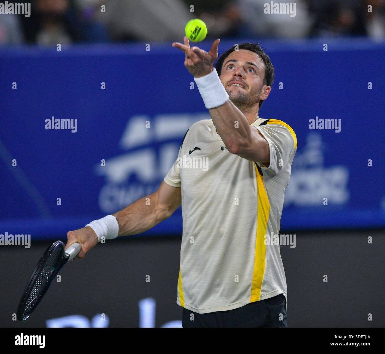Bengaluru, India. 10th Jan 2026. Pedro Martinez (ESP) in action during ...