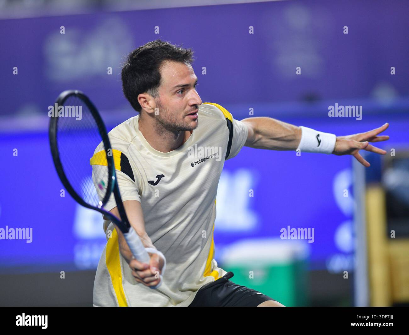 Bengaluru, India. 10th Jan 2026. Pedro Martinez (ESP) in action during ...