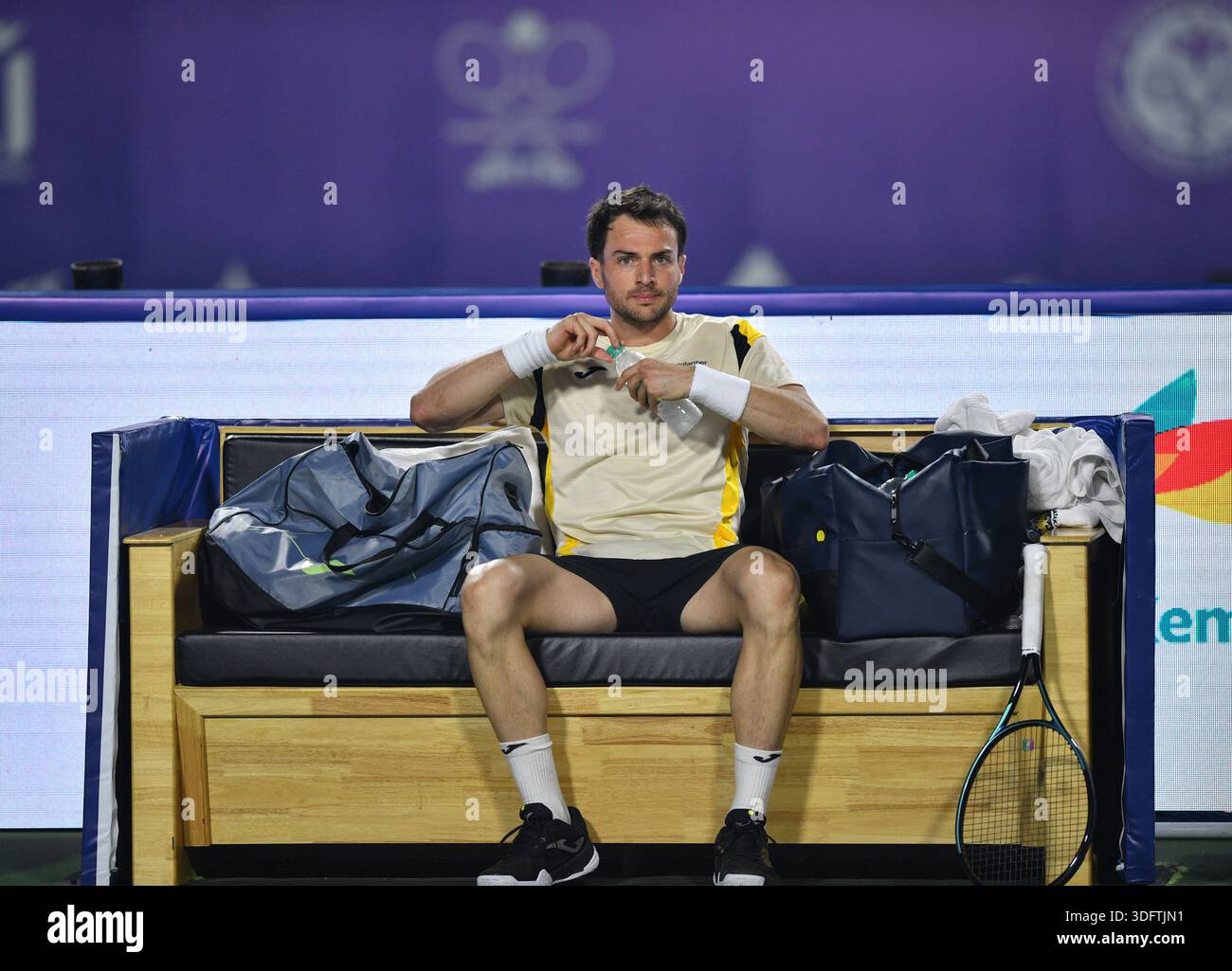 Bengaluru, India. 10th Jan 2026. Pedro Martinez (ESP) in action during ...