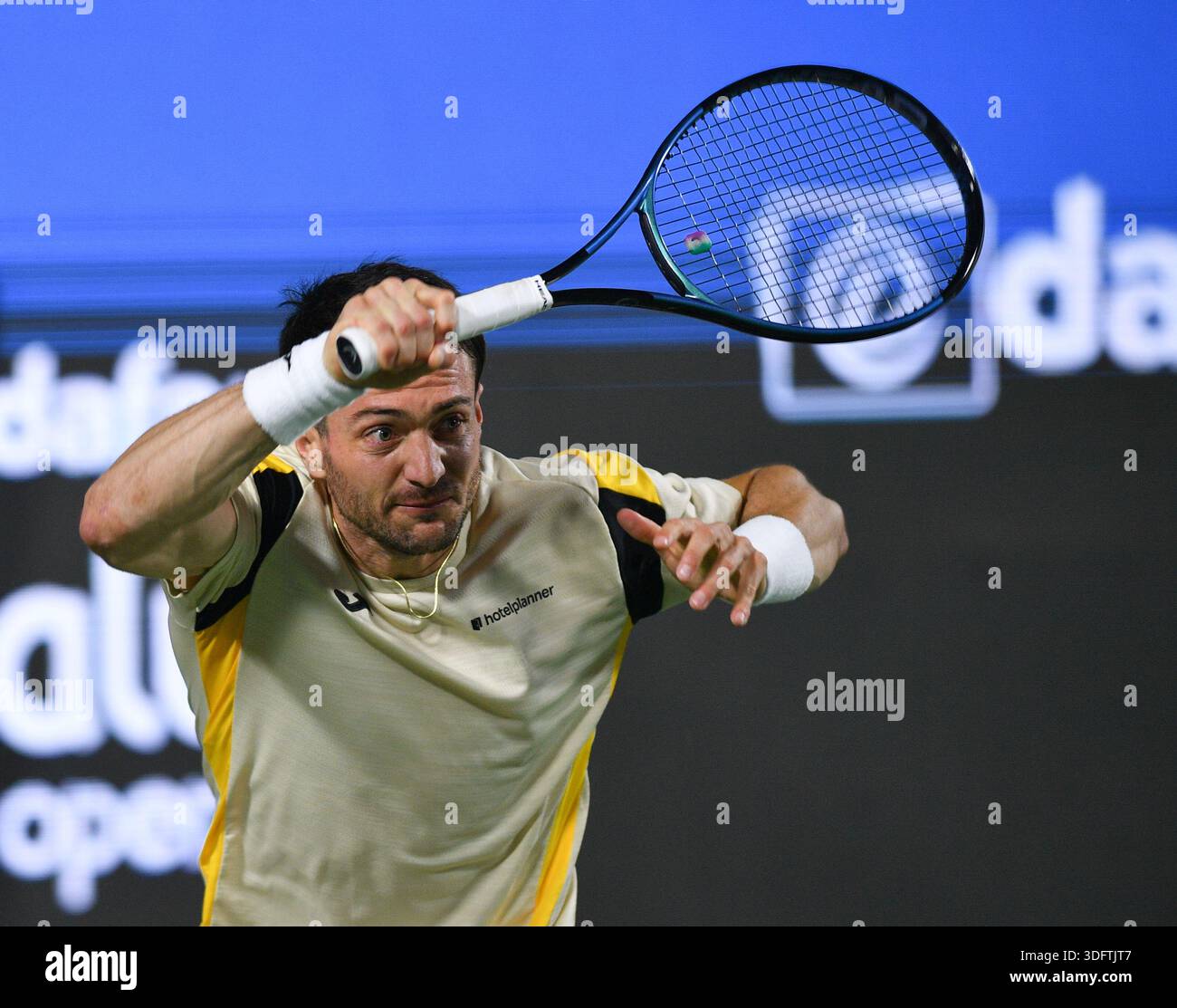 Bengaluru, India. 10th Jan 2026. Pedro Martinez (ESP) in action during ...
