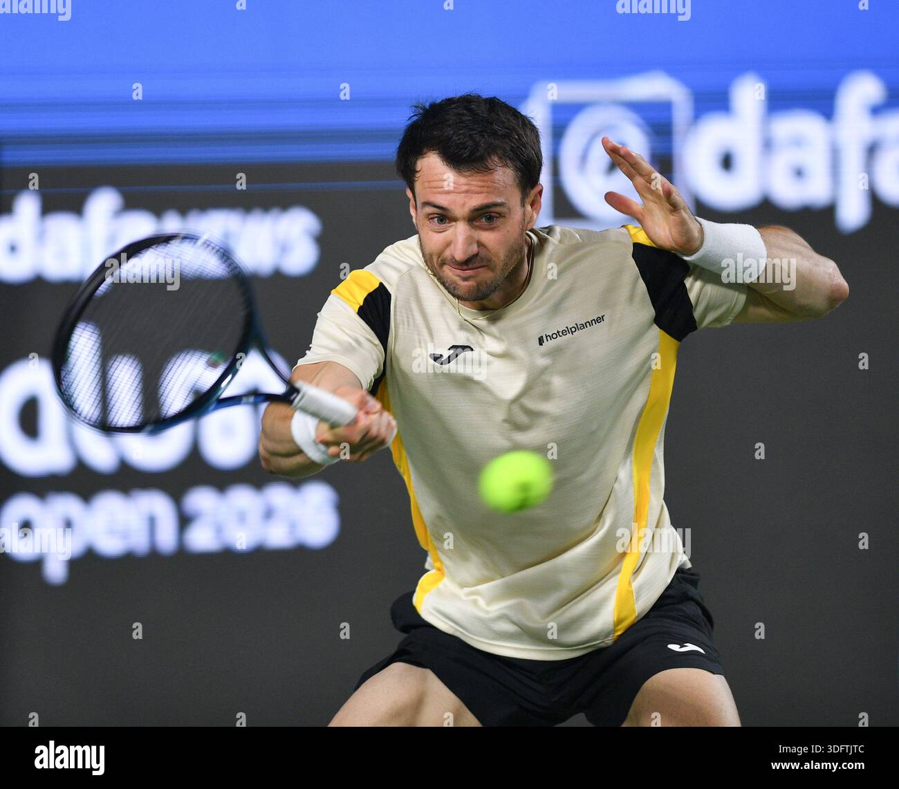 Bengaluru, India. 10th Jan 2026. Pedro Martinez (ESP) in action during ...