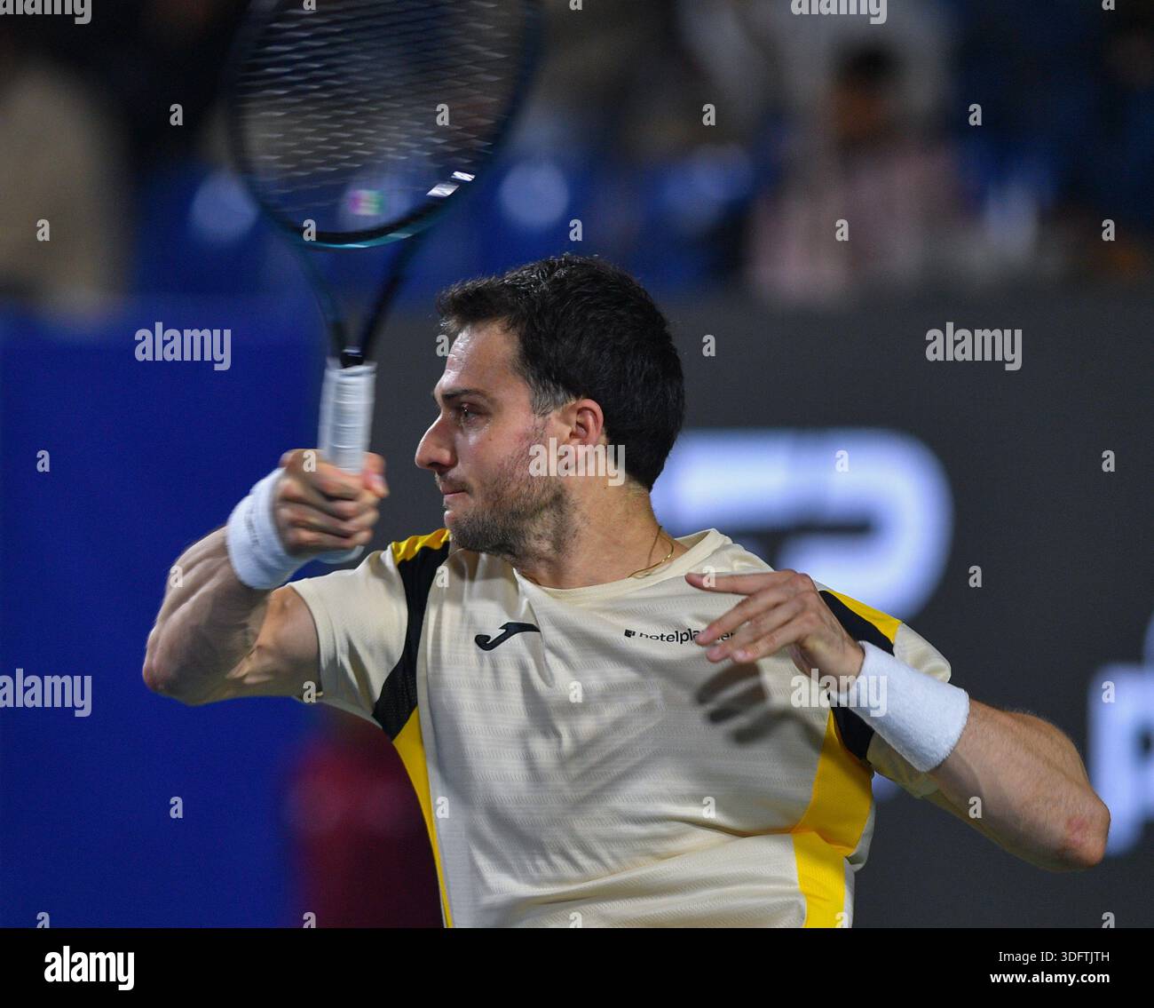 Bengaluru, India. 10th Jan 2026. Pedro Martinez (ESP) in action during ...