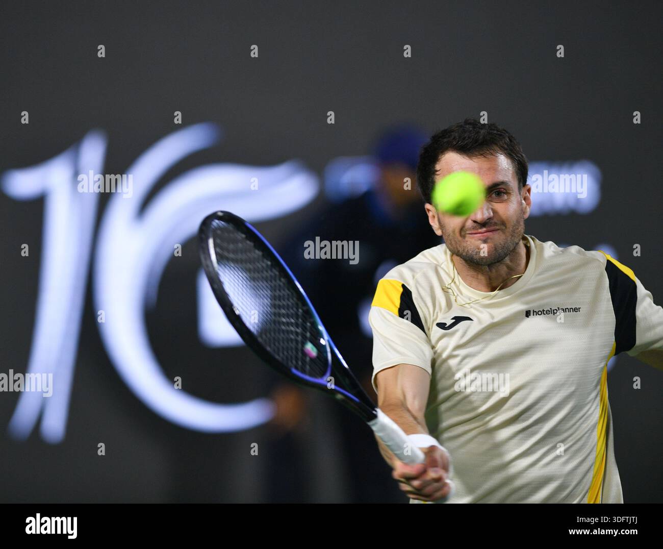 Bengaluru, India. 10th Jan 2026. Pedro Martinez (ESP) in action during ...