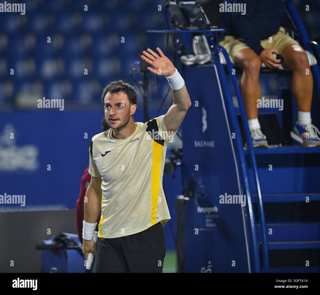 Bengaluru, India. 10th Jan 2026. Pedro Martinez (ESP) in action during ...