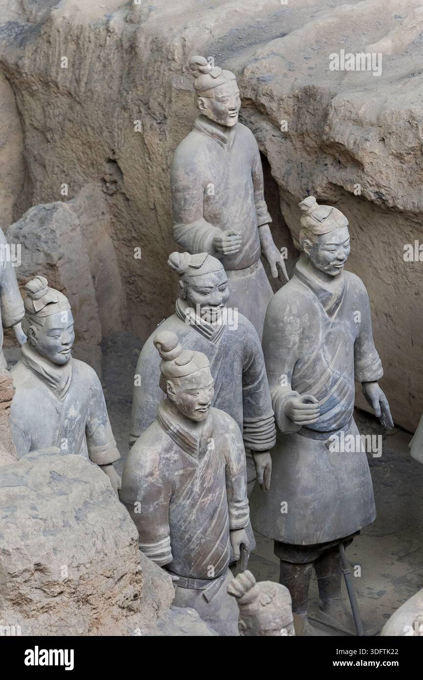 Xi'An, China - 26 November 2025: View of ancient Terracotta Army ...