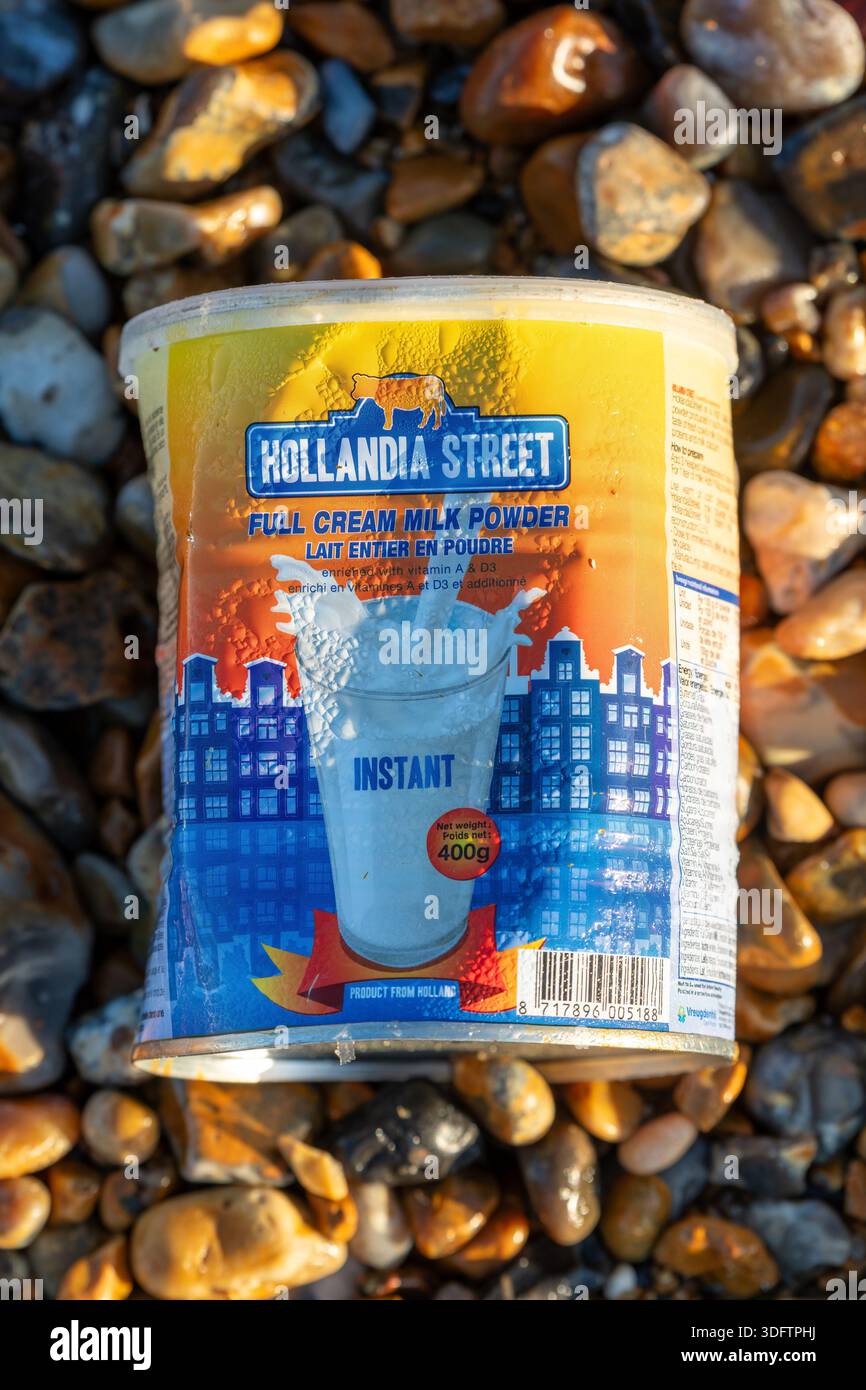 Hundreds of cans of Dutch powdered milk from shipping containers have ...