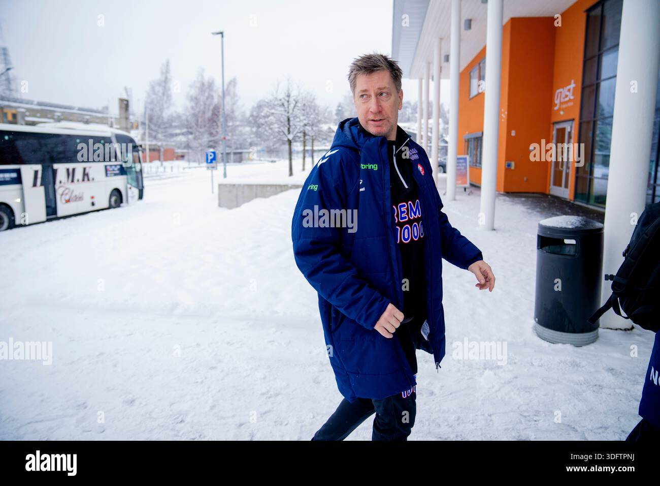 Bekkestua 20260114. National team manager Jonas Wille at the handball ...