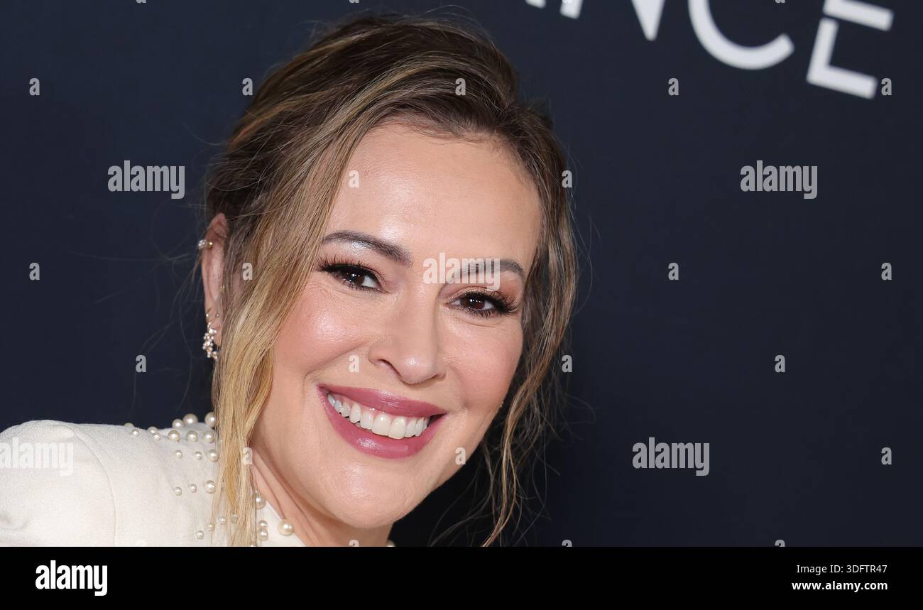 13 January 2026 - West Hollywood, California - Alyssa Milano. the Los ...
