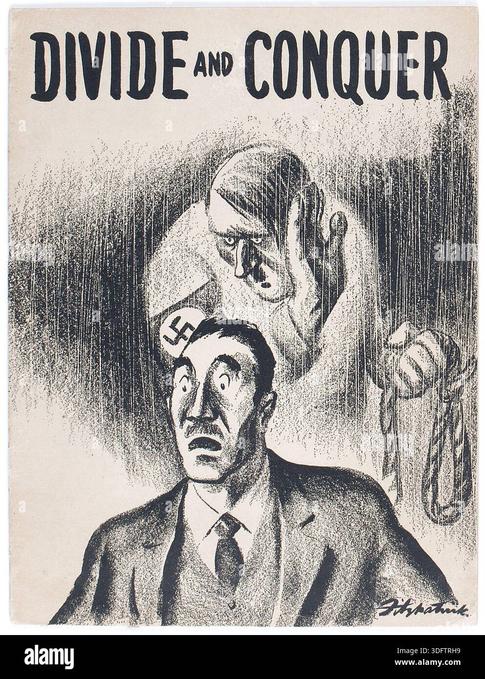 Adolf hitler cartoon hi-res stock photography and images - Alamy
