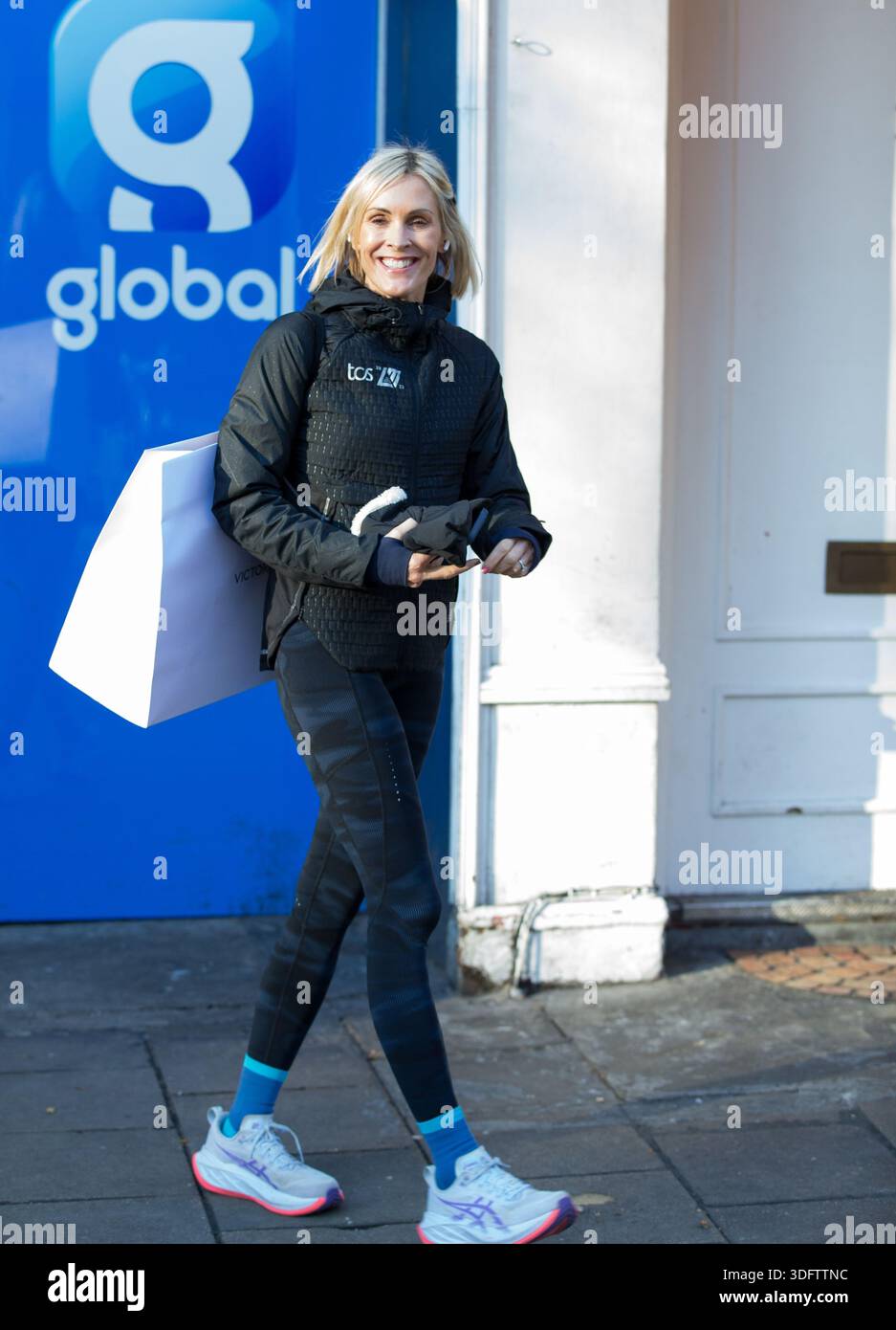 London, UK. 14th Jan 2026 Jenni Falconer is seen leaving Global Radio ...