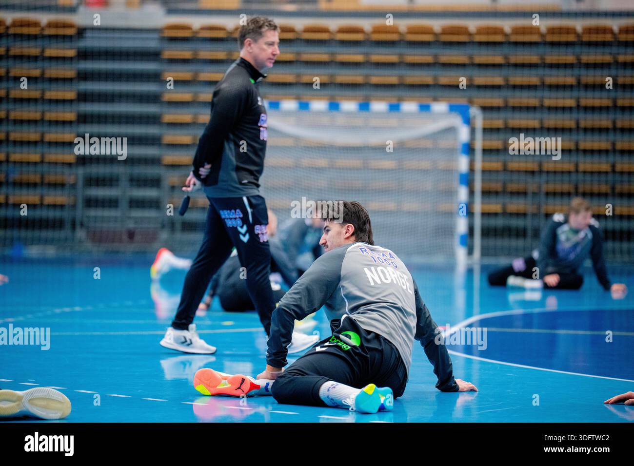 Bekkestua 20260114. National team manager Jonas Wille and Simen Ulstad ...