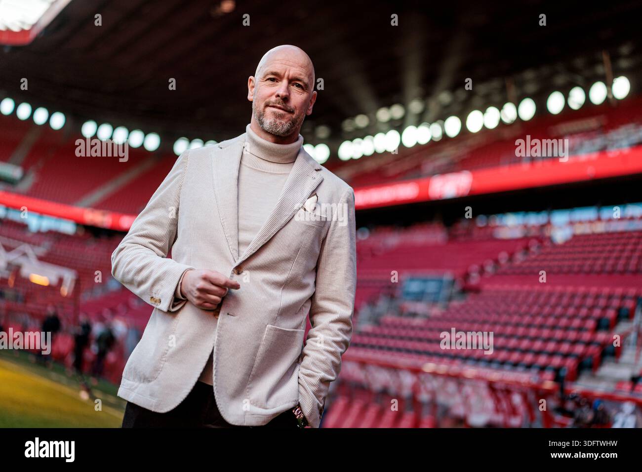 Erik ten Hag during the presentation of the new technical director of ...