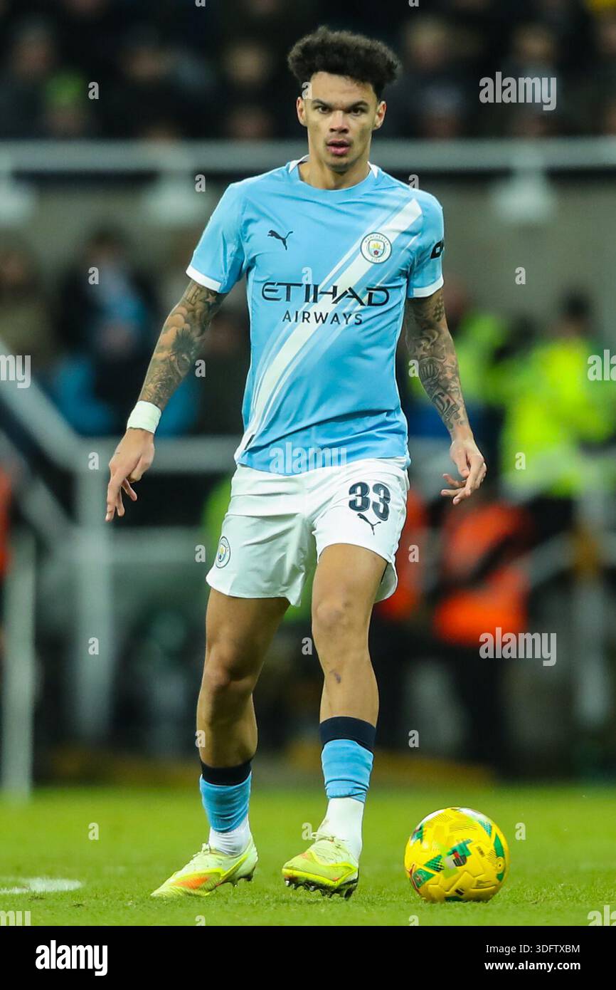 Nico O'Reilly Of Manchester City during the Newcastle United v ...
